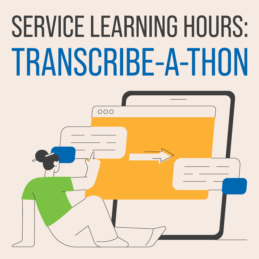 Service Learning Hours: Transcribe-a-thon | Carroll County Public Library